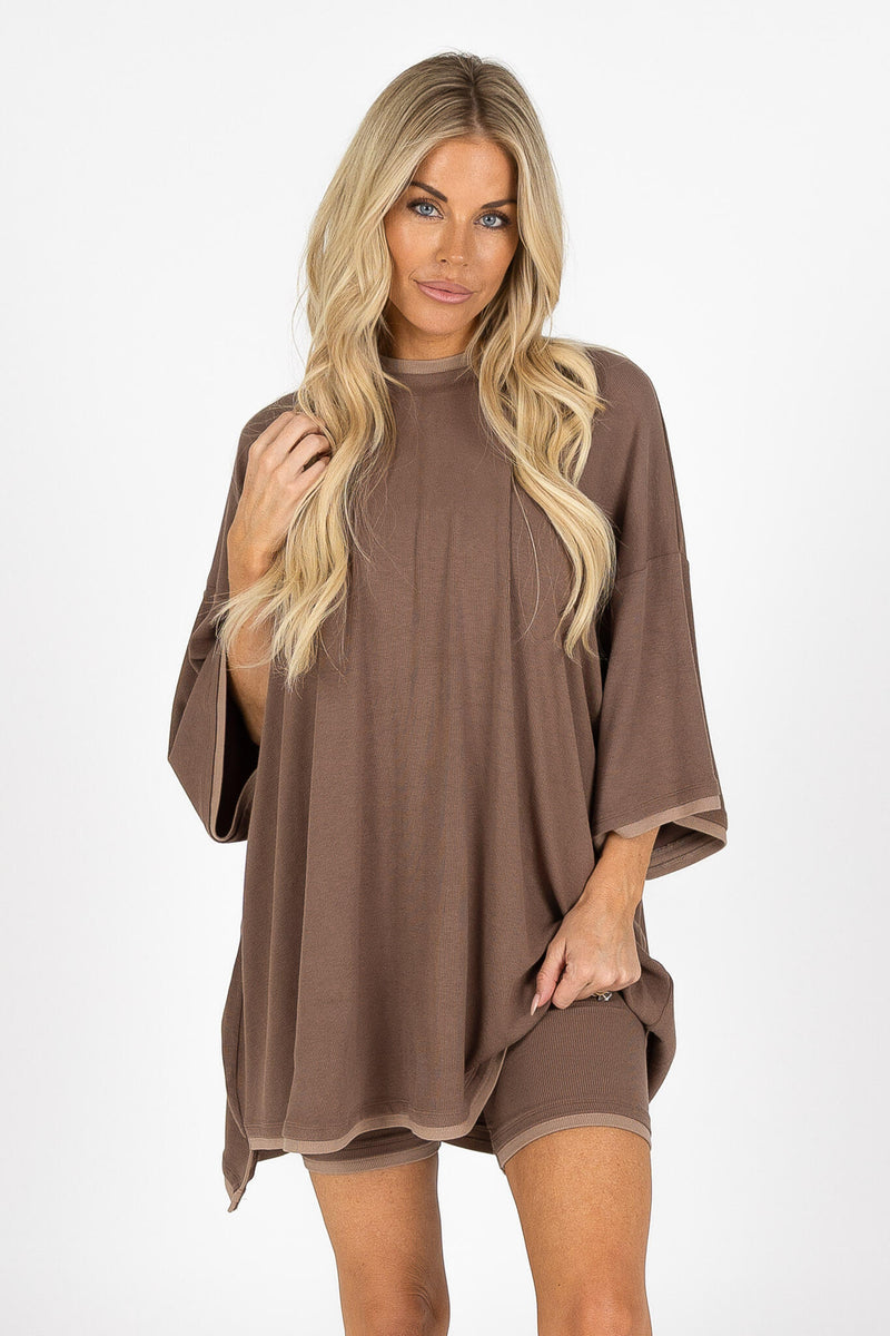 All Weekend Long Set Double Layer Taupe – The Foxy Kind