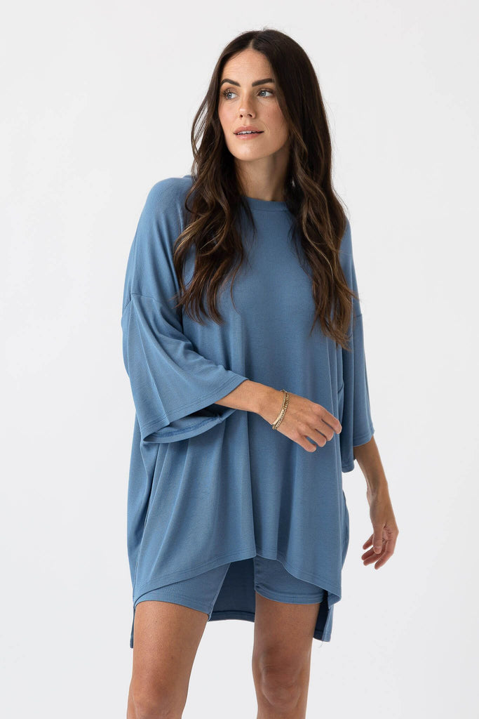 All Weekend Long Set Royal Blue – The Foxy Kind